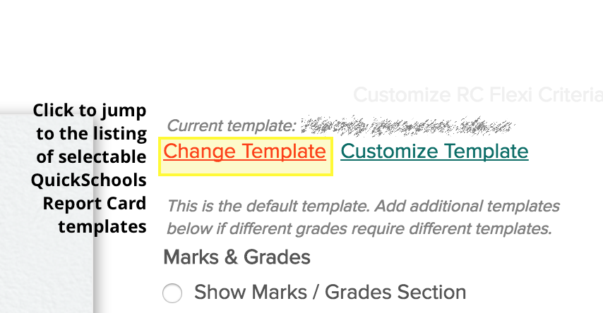 How to Change Report Card Templates – QuickSchools Support